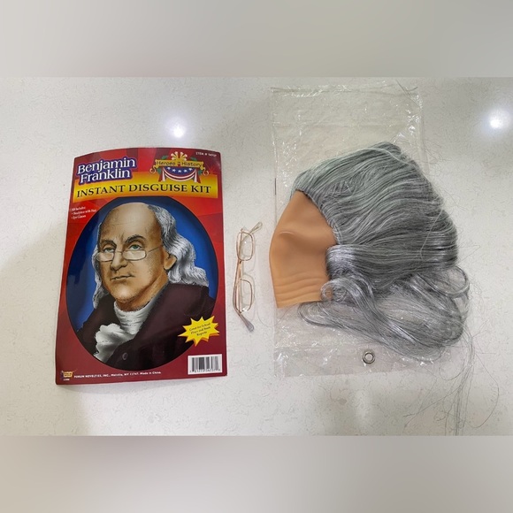 Party Supplies | Benjamin Franklin Kit Founding Father Dress Up ...